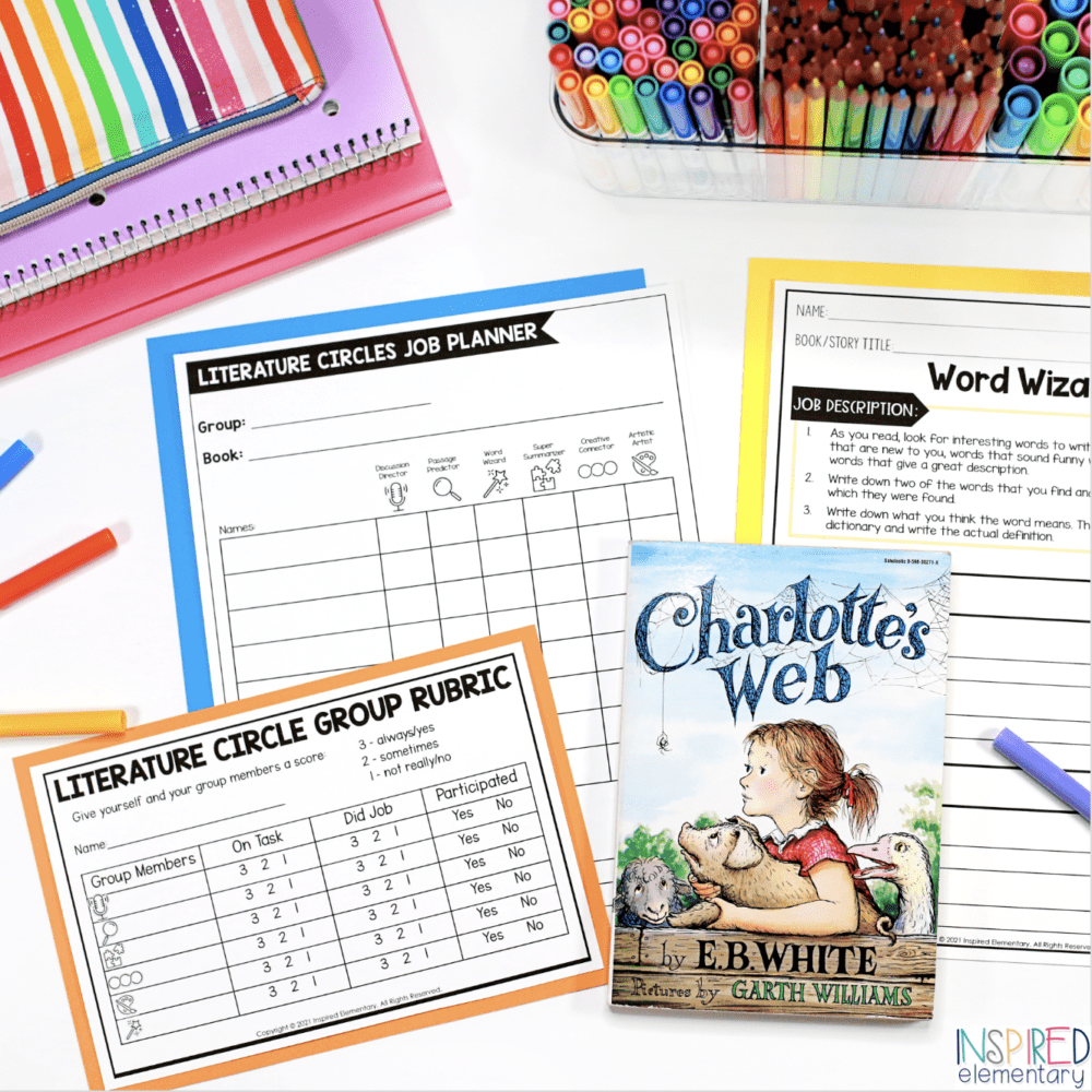 Literature Circles 101 · Inspired Elementary