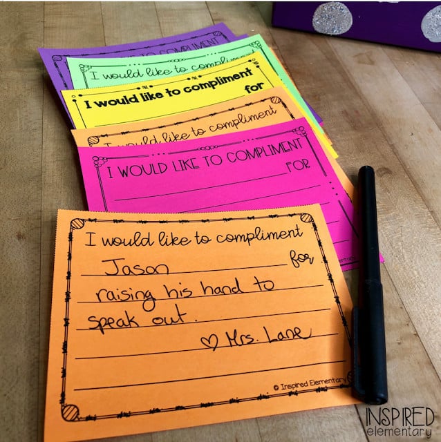 The Compliment Box · Inspired Elementary