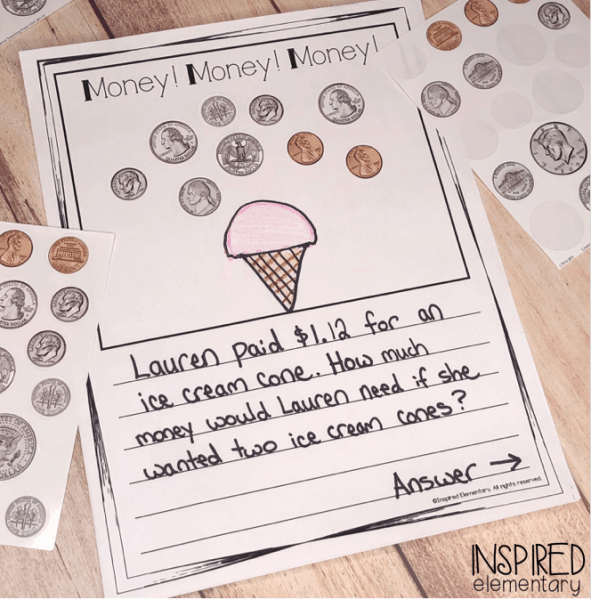 Money Math Walk Activity · Inspired Elementary