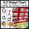 A-Z Pocket Chart Letter & Picture Cards · Inspired Elementary