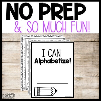 ABC Order Practice: Alphabetizing Through the Year! · Inspired Elementary