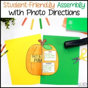 Fall Writing Craftivity: 3-D Pumpkins · Inspired Elementary
