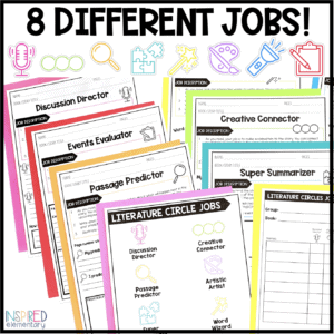 Literature Circles: Job Sheets and More! · Inspired Elementary