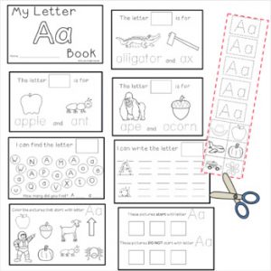 Letter A: Alphabet Activity Book FREEBIE! · Inspired Elementary