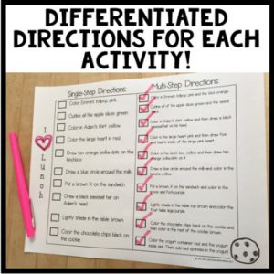 Listen and Color February | Following Directions Activities | Listening ...