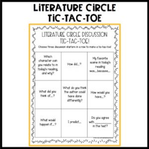 Literature Circles FREEBIE SET! · Inspired Elementary