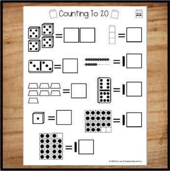 Math Tiles: Counting to 20
