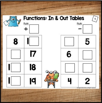 Math Tiles: Functions – In & Out Tables