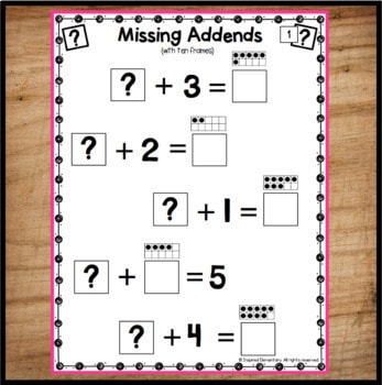 Math Tiles: Missing Addends
