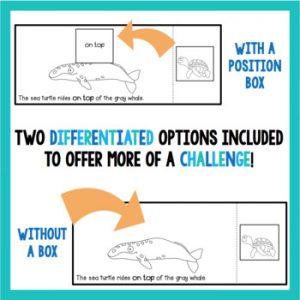 Positional Words Book: Animals in the Ocean · Inspired Elementary