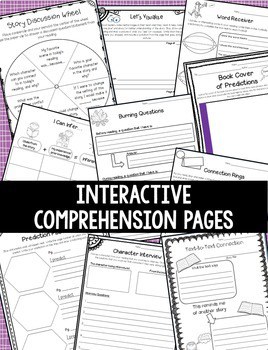 Reading Response Activities: Comprehension Pages & Book Activities!