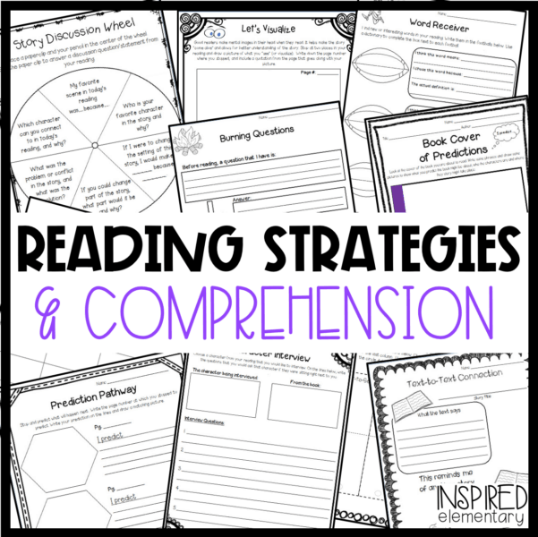Reading Response Activities | Reading Comprehension Sheets | Book ...