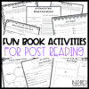Reading Response Activities | Reading Comprehension Sheets | Book ...