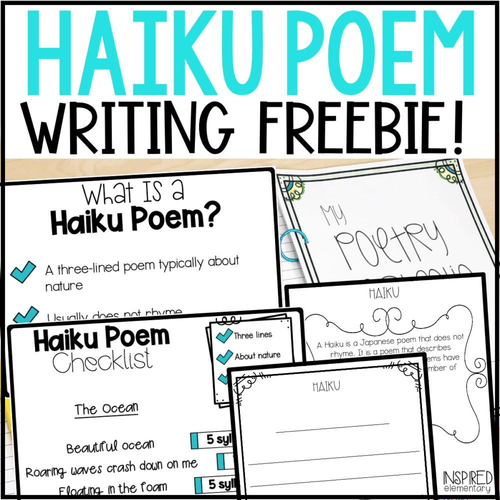 Haiku Poetry Freebie! · Inspired Elementary