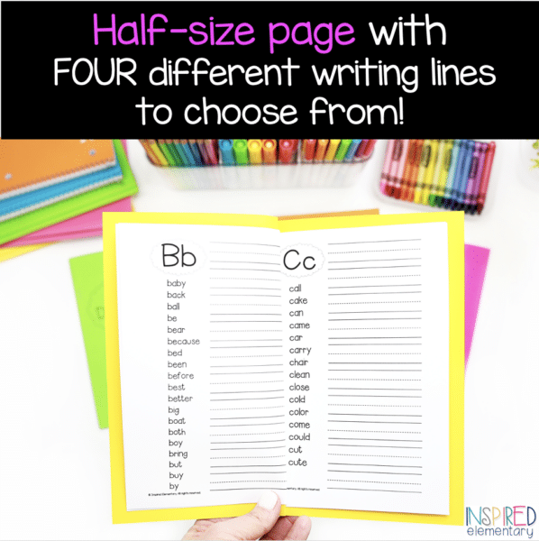 Student Dictionary Spelling Dictionary Personal Dictionary Sight Words ...