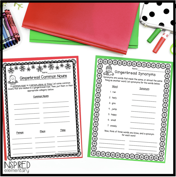 Gingerbread Man Unit | Comparing Stories Reading | Gingerbread Writing ...