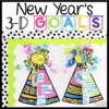 New Years 2026 Goals Hats 3D Writing Activity · Inspired Elementary