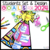 New Years 2025 Goals Hats 3D Writing Activity · Inspired Elementary