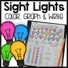Sight Word Graphing BUNDLE! (Pre-Primer, Primer, First Grade Words ...