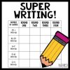 Super Writing! A Writing Fluency Activity · Inspired Elementary