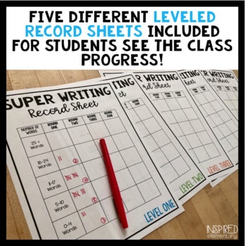 Super Writing! A Writing Fluency Activity · Inspired Elementary