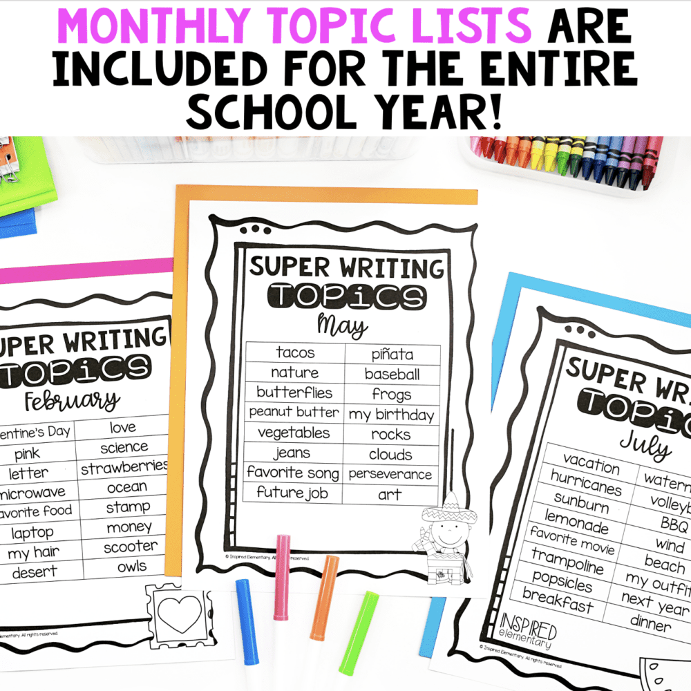 Super Writing! A Writing Fluency Activity · Inspired Elementary