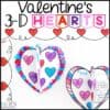Valentine's Day Writing: 3-D Hearts Activity · Inspired Elementary