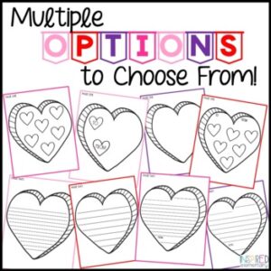 Valentine's Day Writing: 3-D Hearts Activity · Inspired Elementary