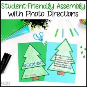 Winter Writing: 3-D Winter Tradition Trees · Inspired Elementary