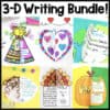 Writing Activities 3D Bundle | Writing Craftivities · Inspired Elementary