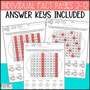 Skip Fish Multiplication: Skip Counting Facts to 12 · Inspired Elementary