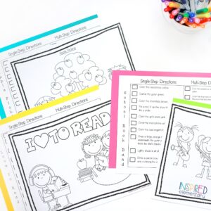 Listen and Color BUNDLE | Following Directions Activities · Inspired ...