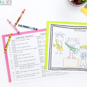 Listen and Color BUNDLE | Following Directions Activities · Inspired ...