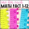 Addition & Subtraction Facts Practice Fact Flips BUNDLE | Math Facts 1 ...