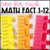 Addition Facts Practice Fact Flips | Math Facts 1-12 · Inspired Elementary