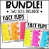 Addition & Subtraction Facts Practice Fact Flips BUNDLE | Math Facts 1 ...