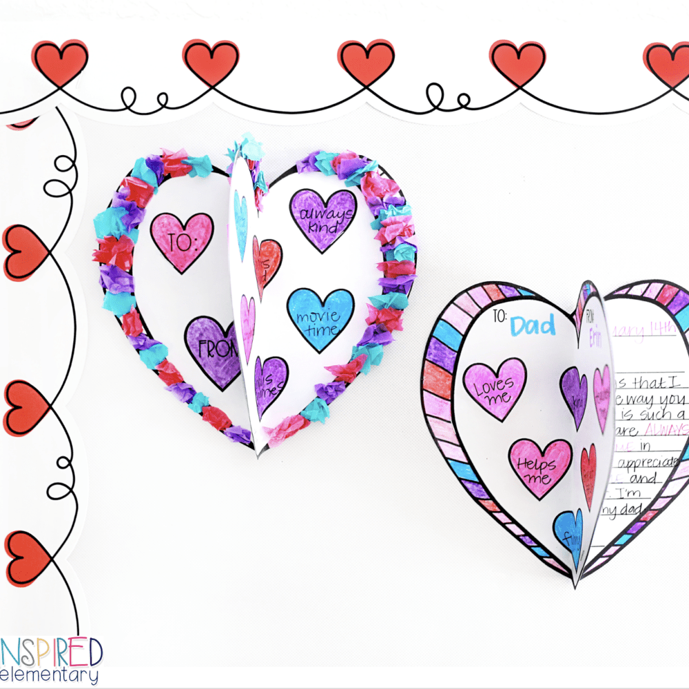 My Jar of Hearts Writing Activity · Inspired Elementary
