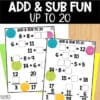 Math Tiles Addition and Subtraction to 20 · Inspired Elementary