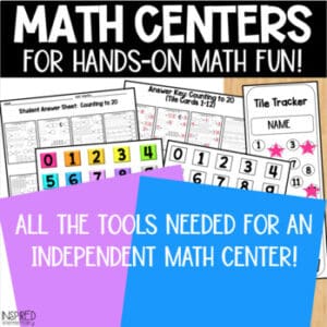Math Tiles Addition and Subtraction to 20 · Inspired Elementary