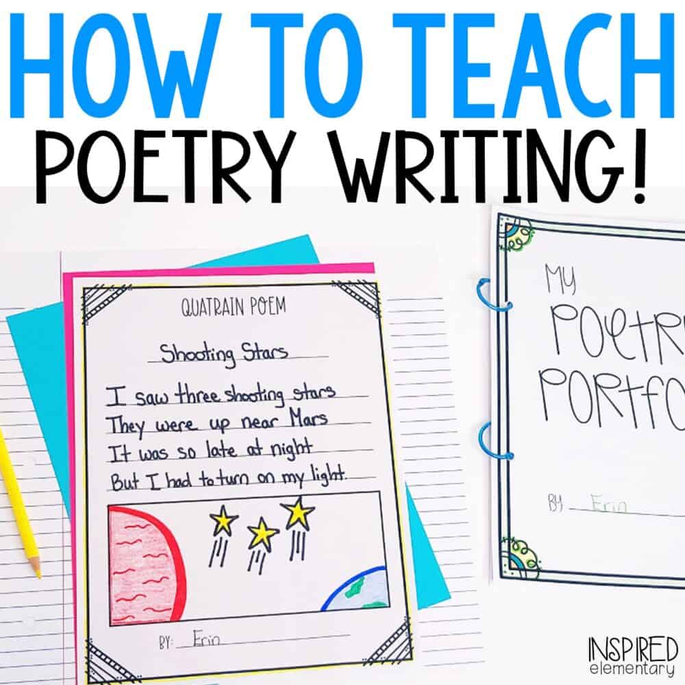 How To Teach Poetry Writing In Elementary Inspired Elementary
