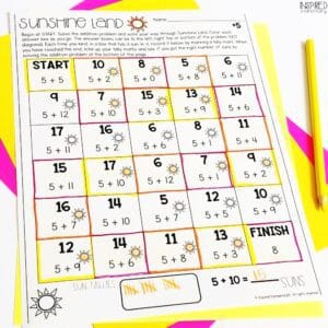 Addition Games for Math Fact Fluency · Inspired Elementary