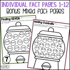 Addition Math Facts | Addition Hoops · Inspired Elementary