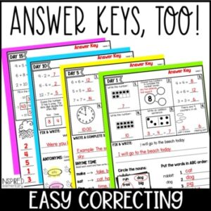 1st Grade Summer Review Packet | 1st Grade Summer Math Review ...