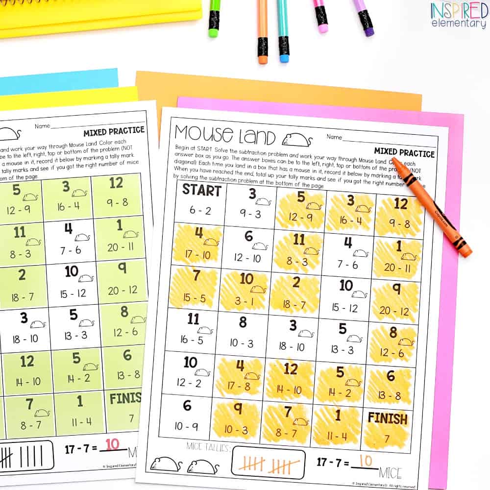 5 Fun Ways To Practice Math Facts Inspired Elementary