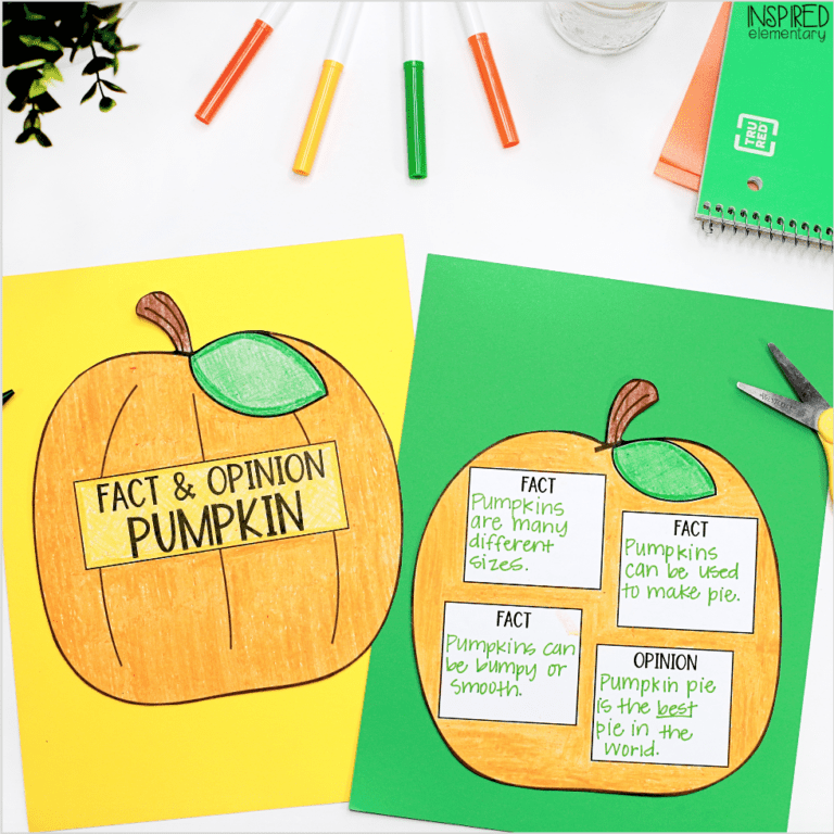 Fact & Opinion Pumpkins · Inspired Elementary