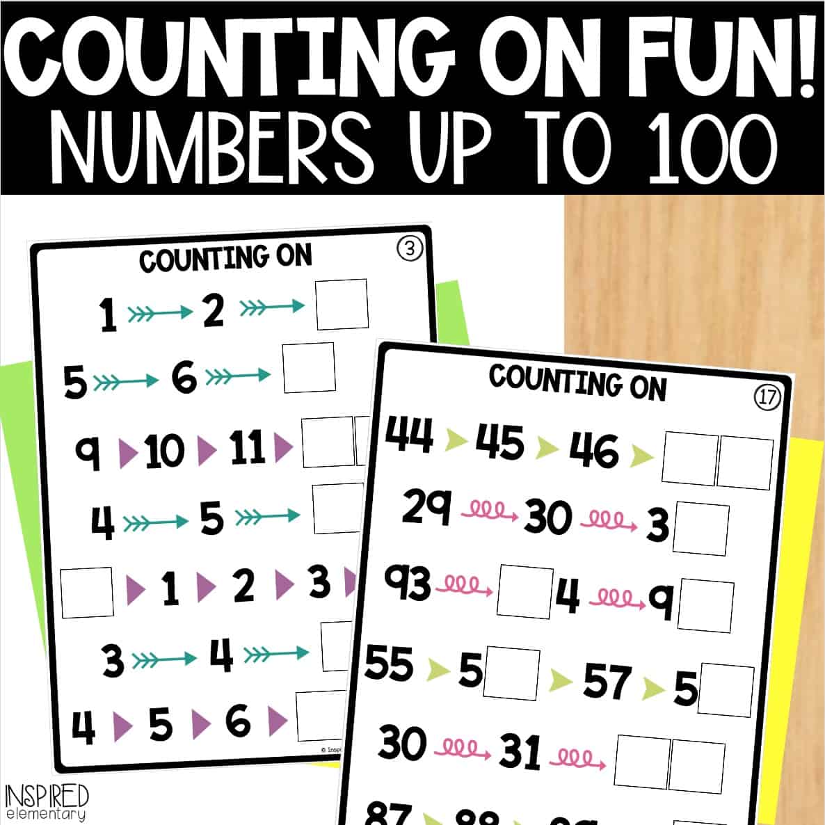Math Tiles Counting On to 100 · Inspired Elementary