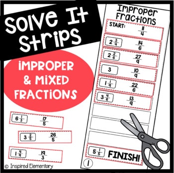 Mixed Numbers to Improper Fractions | Converting Fractions | Solve It ...