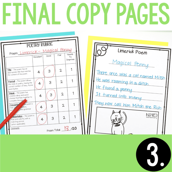 Poetry Writing in Three Easy Steps! · Inspired Elementary