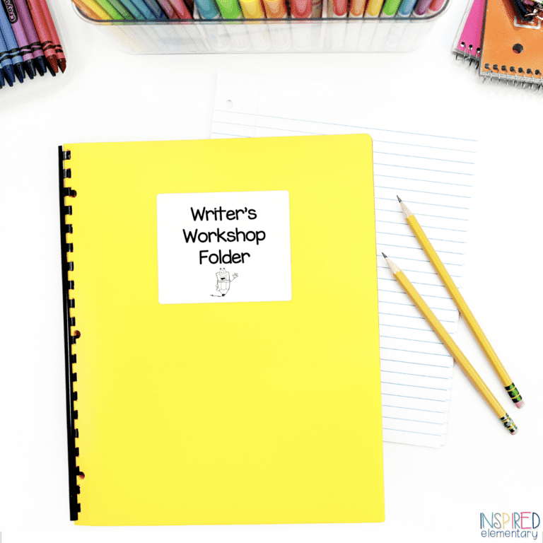 3 Reasons To Use Writer's Workshop Folders · Inspired Elementary