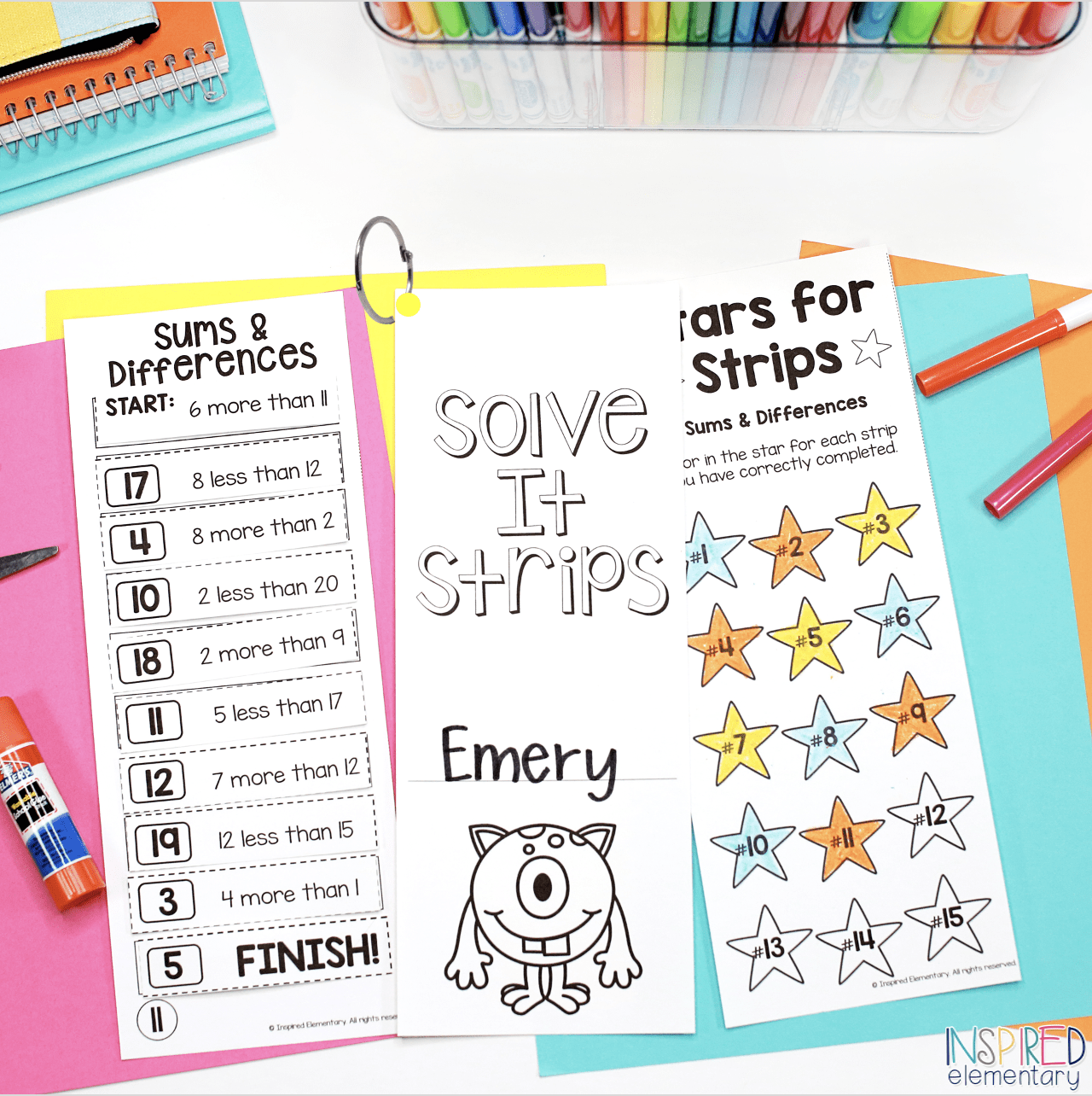 Solve It Strips® Math Centers · Inspired Elementary